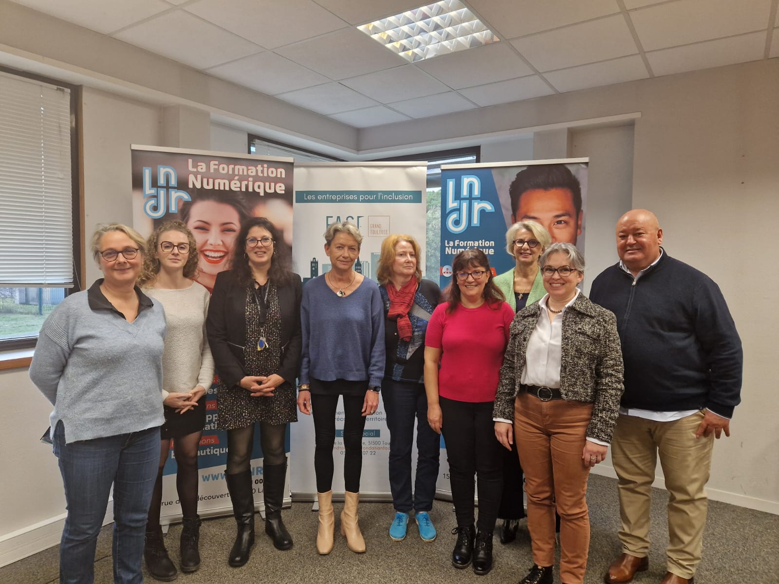 Opération séduction avec Grand face Toulouse - LDNR Formation Numérique